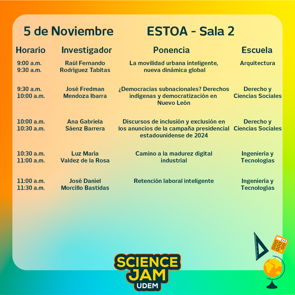 Science Jam – Investigación UDEM